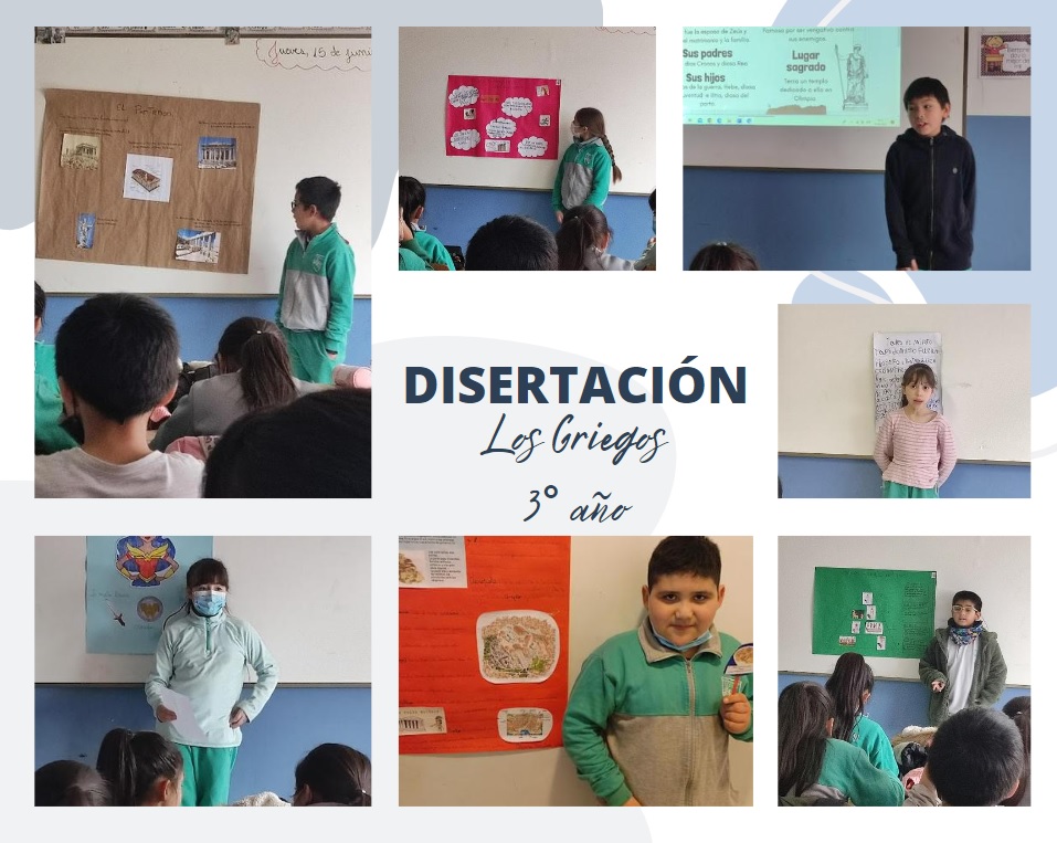 Disertación «La Grecia Antigua», 3° año Básico – Colegio Congregacion Olivos